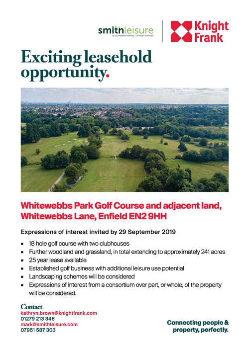 Whitewebbs Park Golf Course and Adjacent Land to Let - Golf Features ...